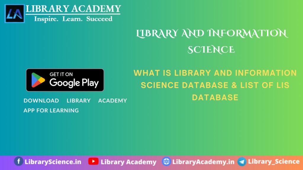 What is Library and Information Science Database