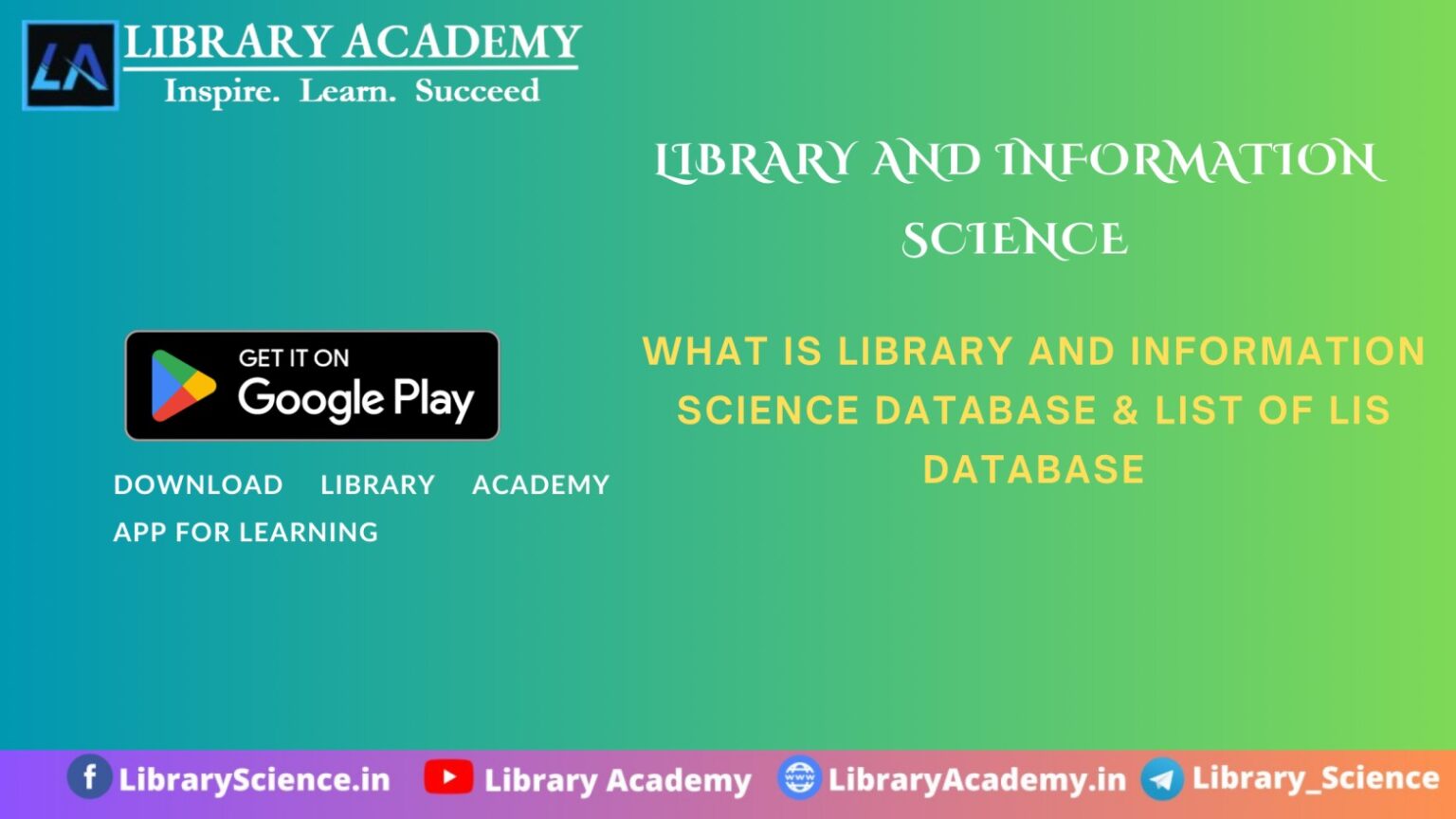 What is Library and Information Science Database